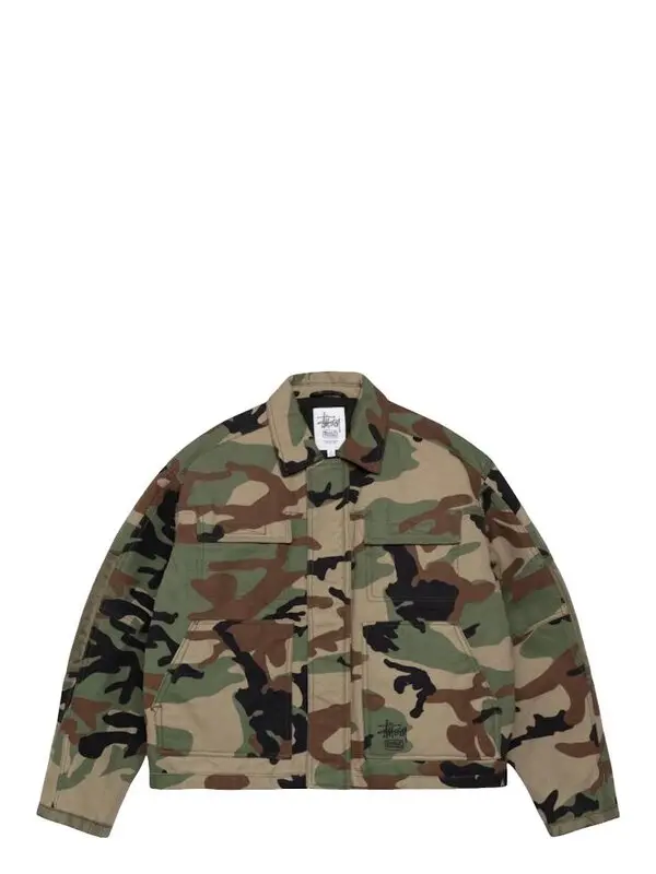 StÜssy Workgear Jacket - Woodland Camo