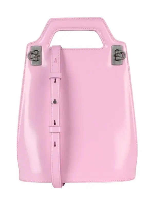FERRAGAMO Mini Wanda Top Handle - Pink