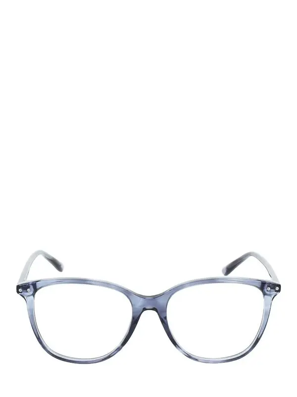 Bottega Veneta Round-frame Acetate Optical Frames - Grey Grey Transparent (bv0161o/30002456/004)
