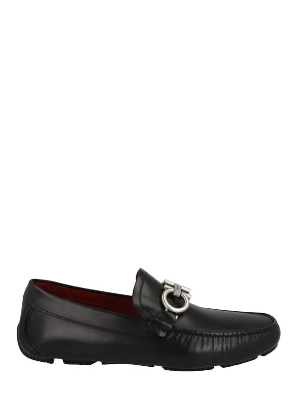 FERRAGAMO Switch Loafer - Black