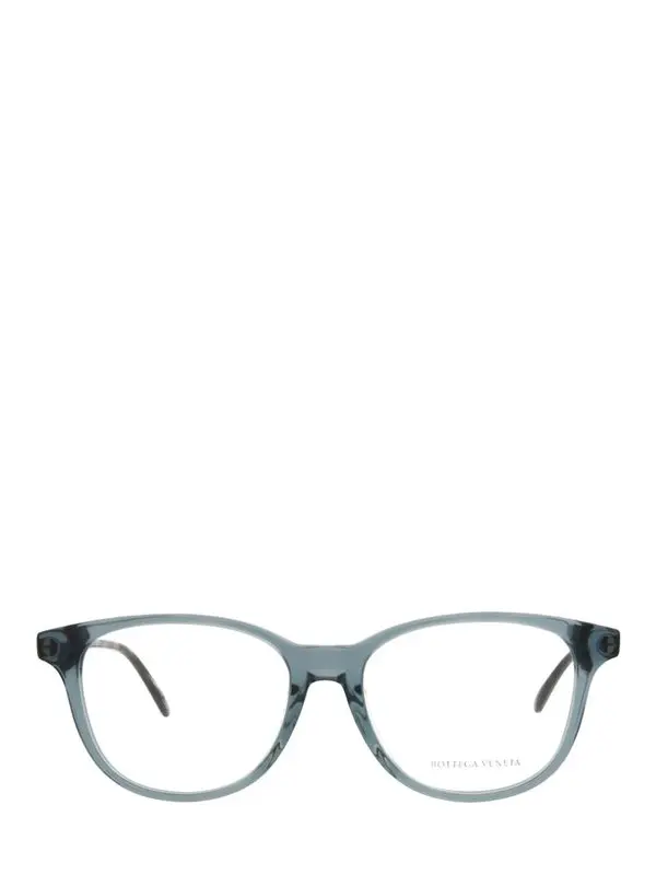 Bottega Veneta Square-frame Acetate Optical Frames - Grey Ruthenium Transparent (bv0136oa/30001680/005)