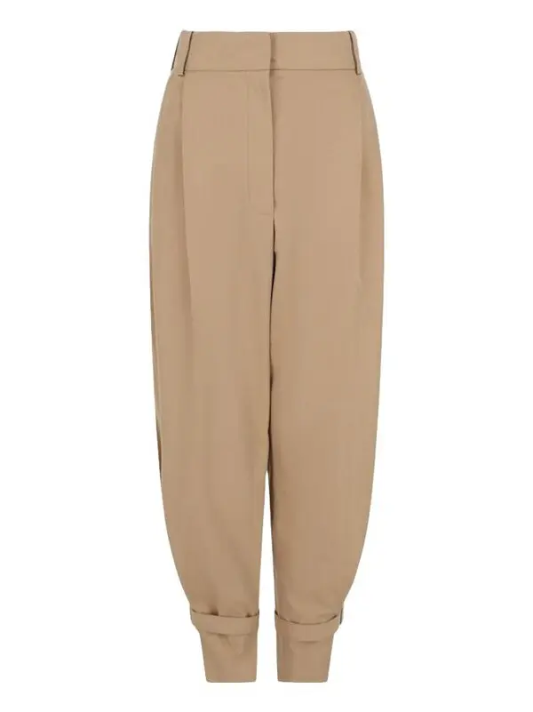 Alexander McQueen Pegged Trousers - Camel