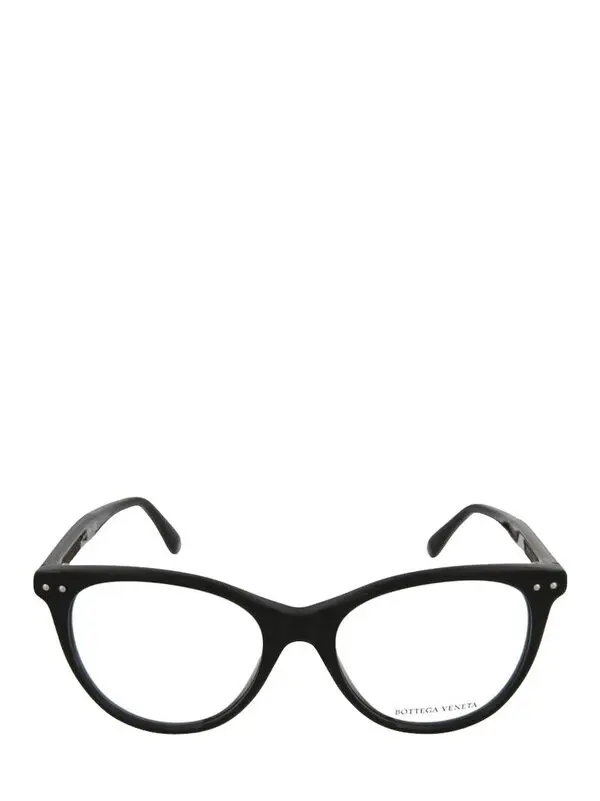 Bottega Veneta Acetate Optical Frames - Black Grey Transparent (bv0129o/30001667/001)