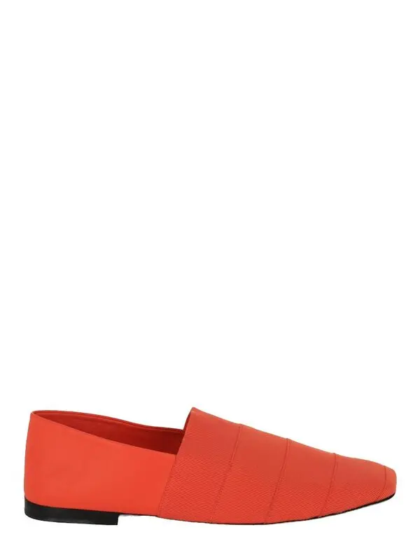 FERRAGAMO Panelled Grosgrain Loafers - Orange