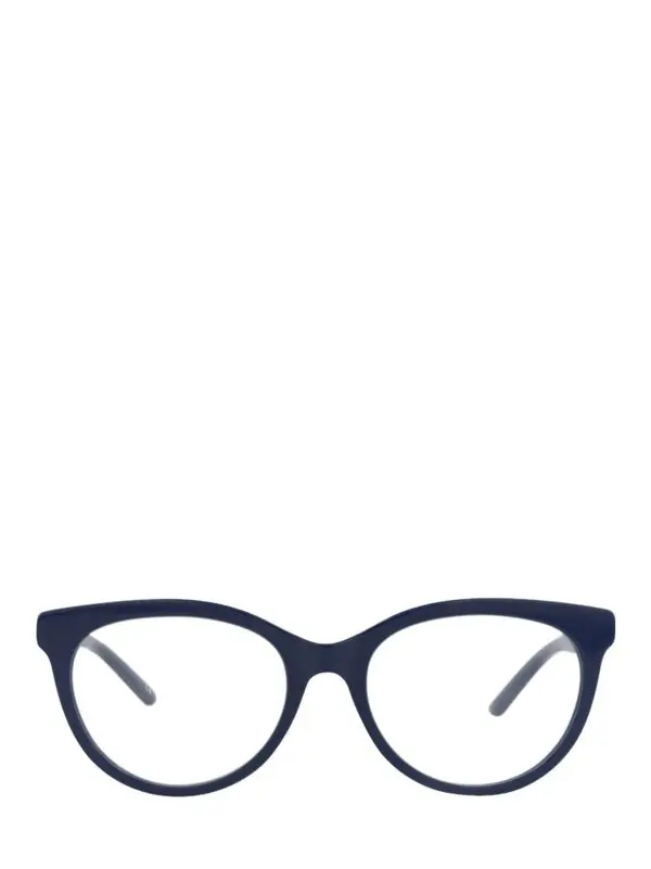 Balenciaga Round-frame Acetate Optical Frames - Blue Blue Transparent (bb0185o/30011863/004)