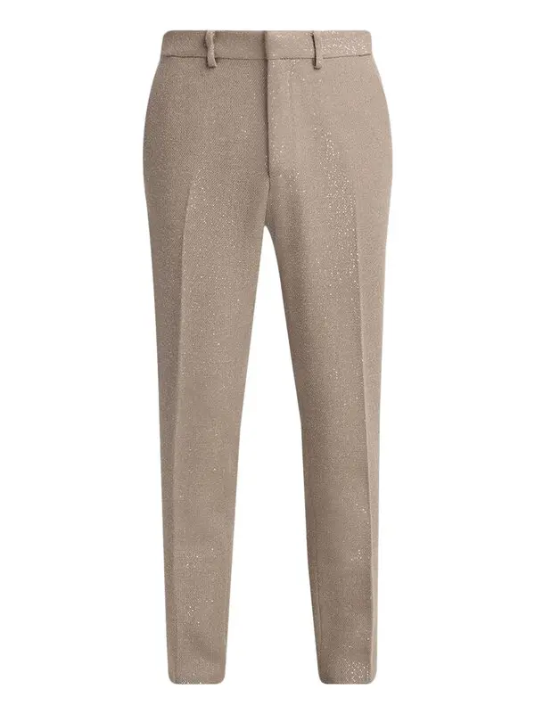 TOM FORD Sequin Bouclé Trousers - Beige