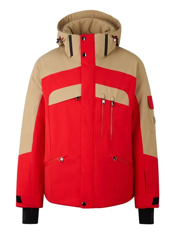 Bogner Danjo Down Ski Jacket - Red/beige
