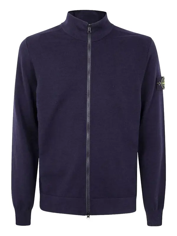 Stone Island Slim Fit Sweater - Blue