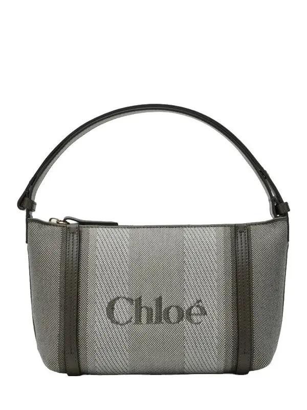 Chloé Striped Carry Tote Bag - Blue