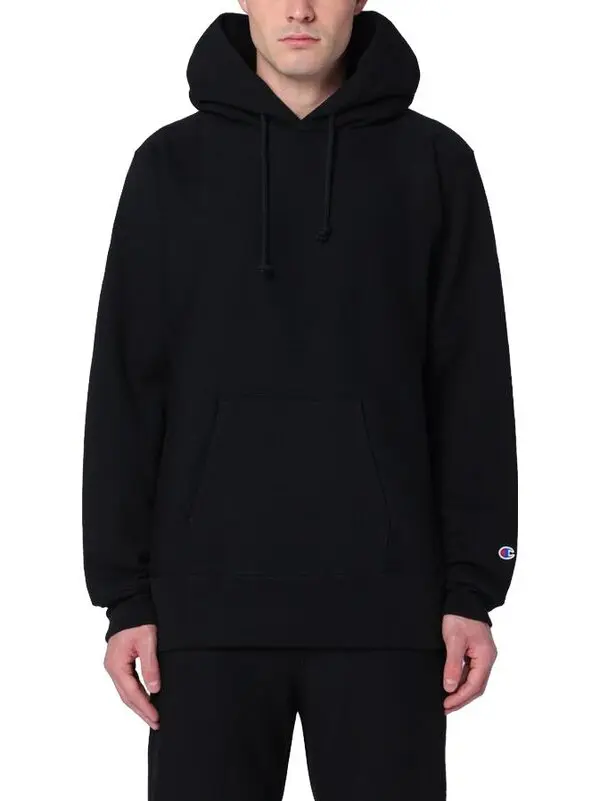 Champion Cotton Hoodie - Black
