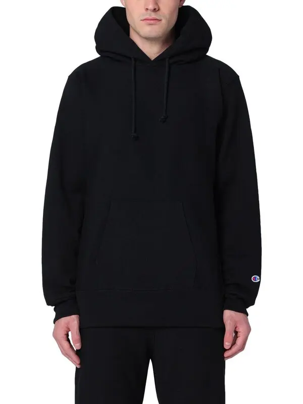 Champion Cotton Hoodie - Black