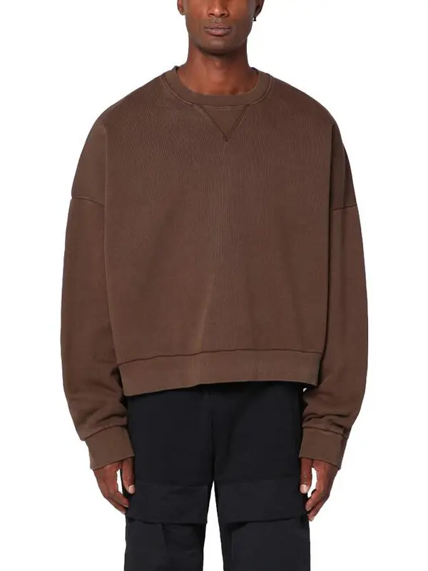 ENTIRE STUDIOS Cotton Sweatshirt - Brown