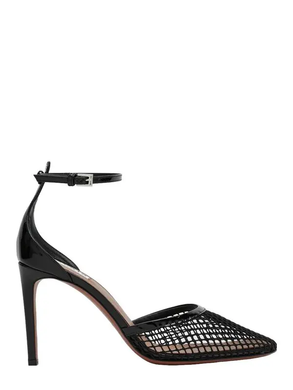 Alaïa High Heel Mesh Pumps - Black