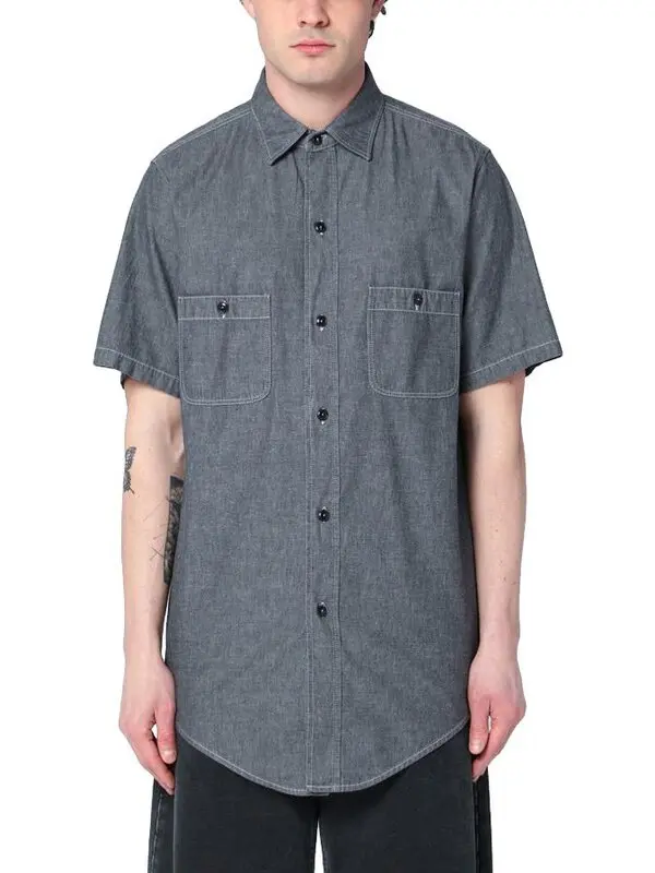 MAISON MARGIELA Gray Cotton Shirt - Grey