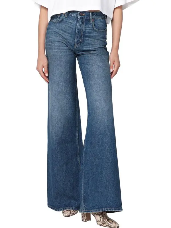 Chloé Flared Denim Jeans - Blue