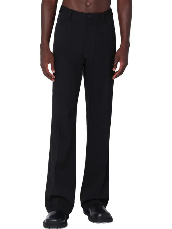 Balenciaga Regular Fit Tailored Trousers - Black