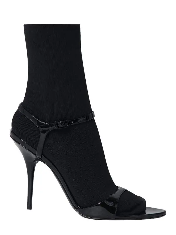 Balenciaga Avenue Sock Sandal - Black