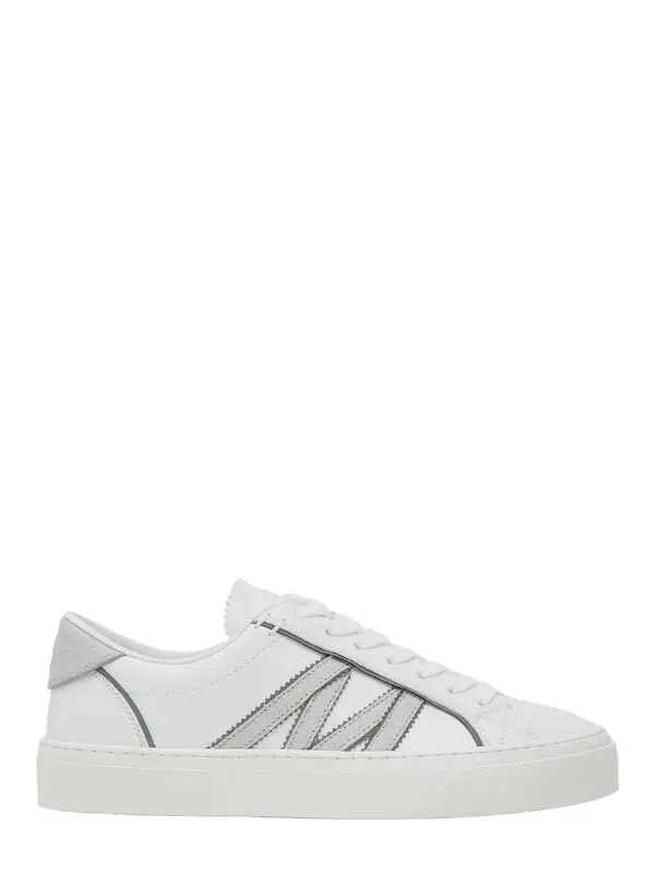 Moncler Leather Sneakers - White