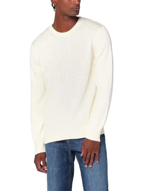 Givenchy Sweater With Embossed Logo - Print