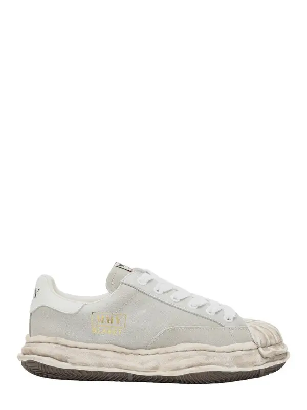 Mihara Yasuhiro Blakey Leather Low Trainer - White