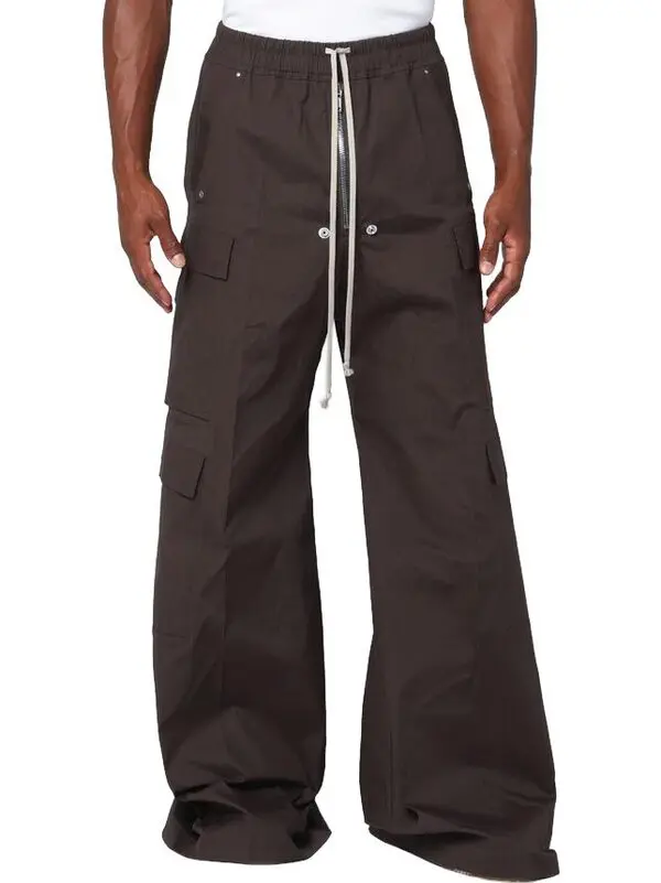 Rick Owens Dust Wide Cargobelas Trousers - Grey