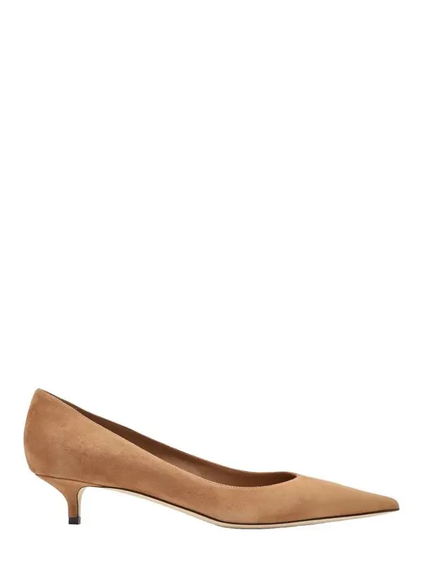 JIMMY CHOO Amelia Suede Pumps - Brown