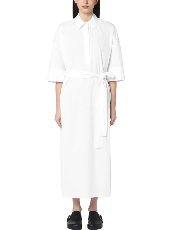 P.a.r.o.s.h Cotton Shirt Dress - White