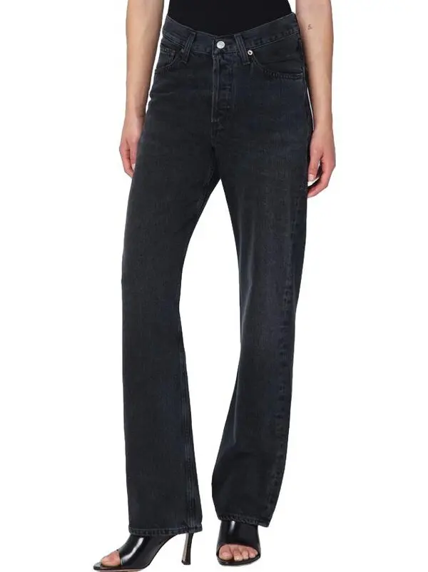 AGOLDE V-waist Kelly Jeans - Black