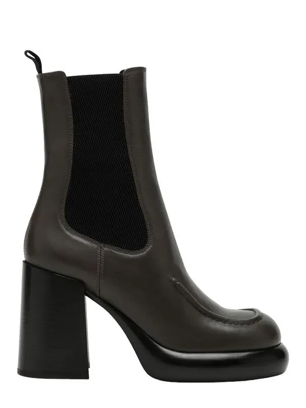 Burberry Chelsea Wedge Boot - Brown