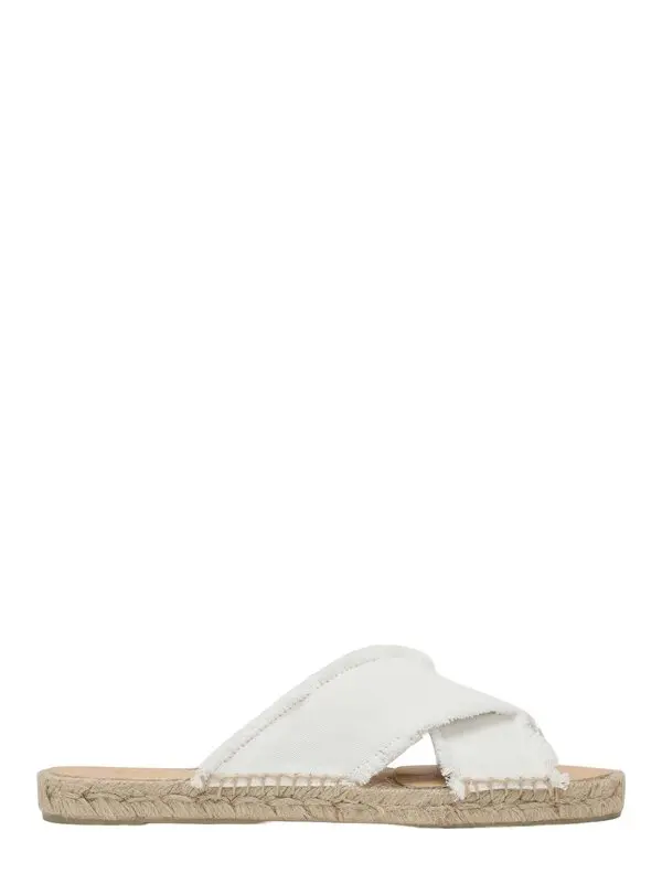 CastaÑer Palmera Espadrille Slip-ons - White