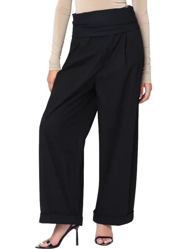 DARKPARK Wendy Trousers With Elastic Waist - Black