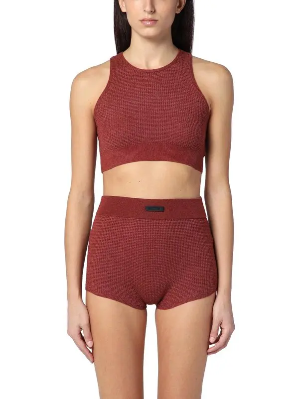 Fear Of God Honeycomb Tank Top - Burgundy