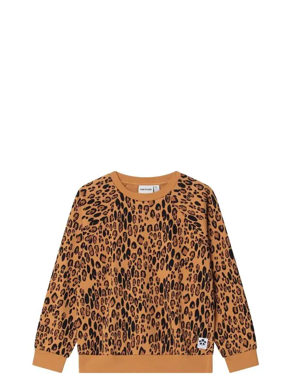 MINI RODINI Organic Cotton Leopard Sweatshirt - Print