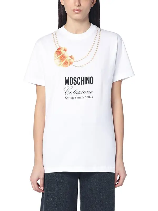Moschino T-shirt With Logo - White