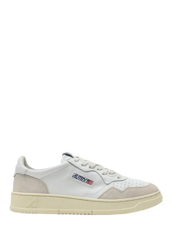 AUTRY Leather Low-top Sneakers - White