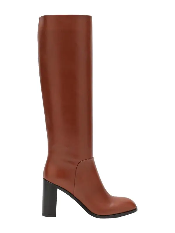 Sartore Leather Tall Boot - Brown