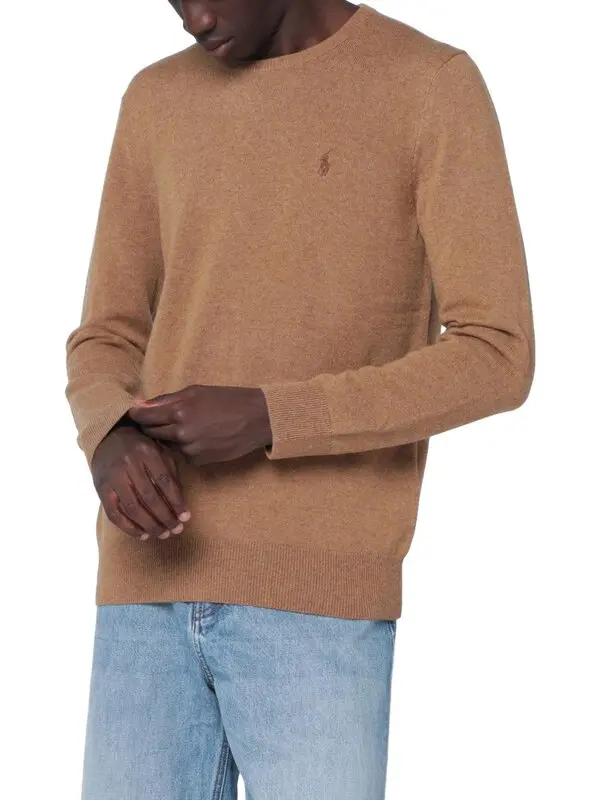 Polo Ralph Lauren Wool Crewneck Sweater - Beige