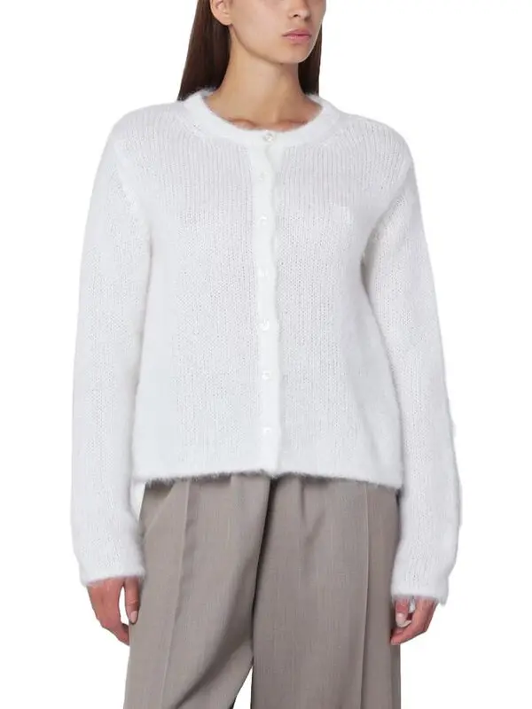 Loewe Mohair-blend Cardigan - Metal