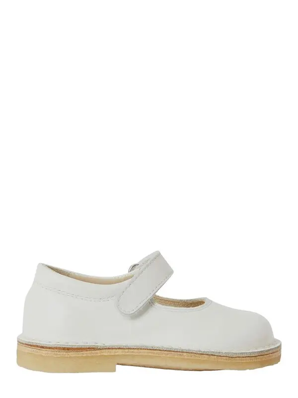 IL GUFO Leather Sandal With Strap - White