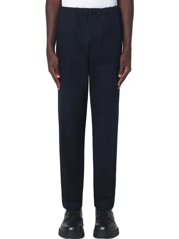 JIL SANDER Cotton Pants - Blue