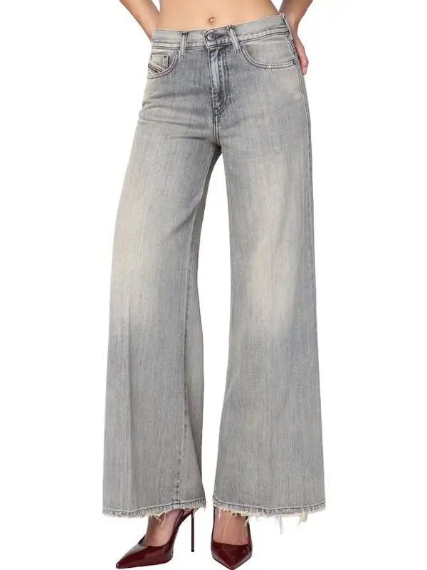 DIESEL 1978 D-akemi Flared Jeans - Grey