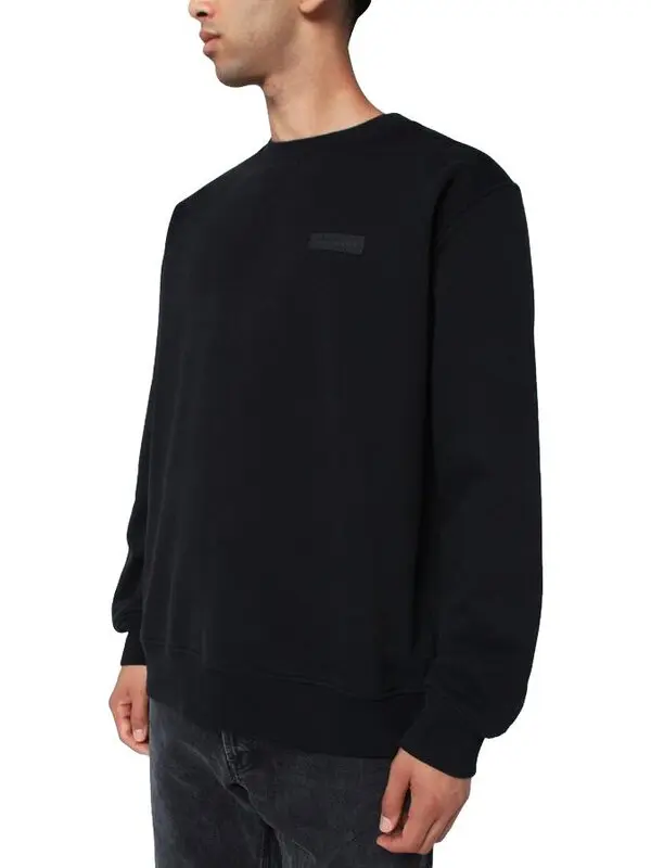 Givenchy Crew Neck Cotton Sweatshirt - Black