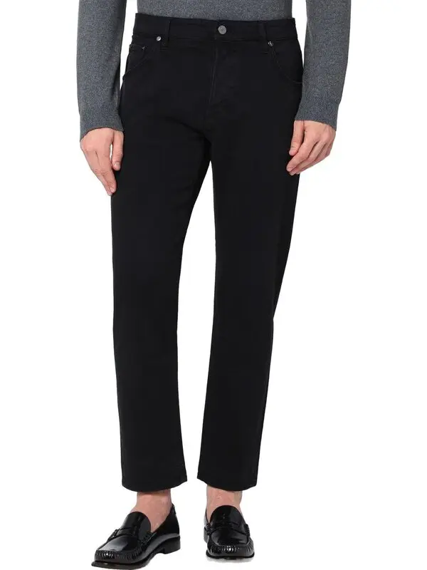 PT TORINO Cotton Trousers - Black