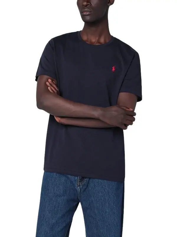 Polo Ralph Lauren T-shirt In Cotton Custom Slim-fit - Black