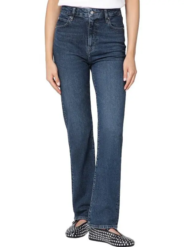 FRAME The Ruler Straight Leg Jeans - Blue