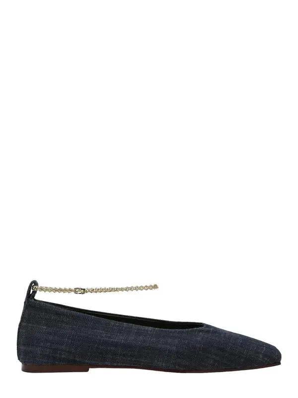 MARIA LUCA Augusta Denim Ballerina - Blue