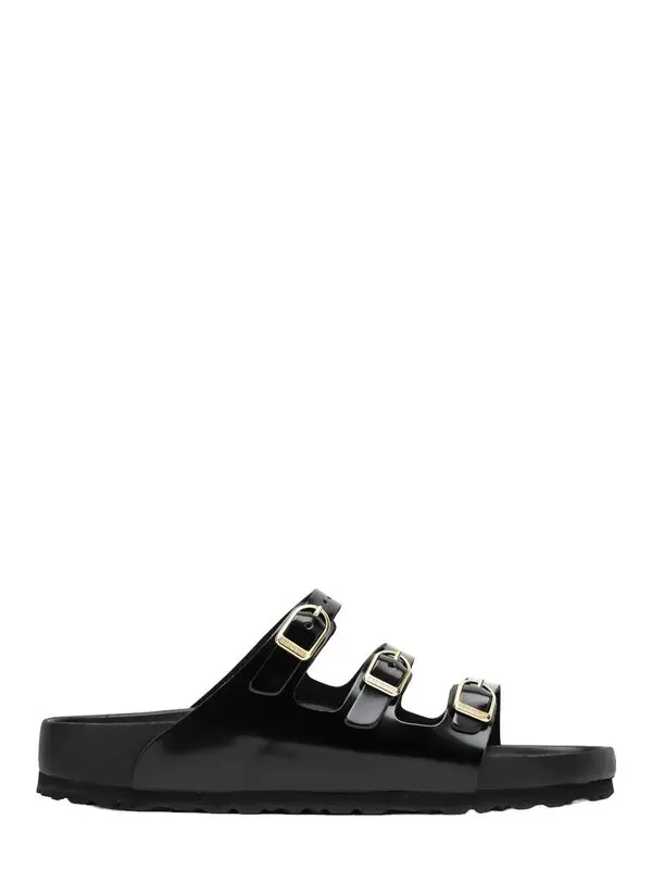 BIRKENSTOCK Florida Buckle Slide - Black