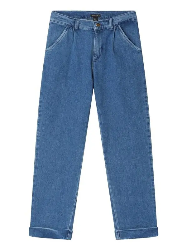MINI RODINI Organic Denim Jeans - Blue
