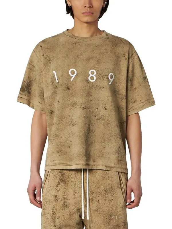 1989 STUDIO T-shirt Ss Logo Camo - Beige
