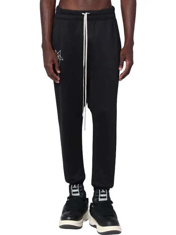 CHAMPION X RICK OWENS Prisoner Drawstring Joggers - Black